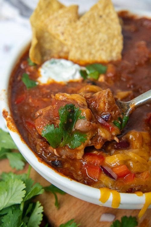 Chicken Chorizo Chili (Famous Red-Style Chili) - Award Winning Chorizo ...