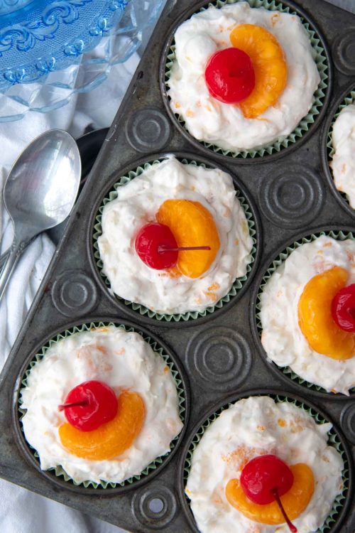 Frozen Fruit Salad - Creamy, Old Fashioned Frozen Salad Cups