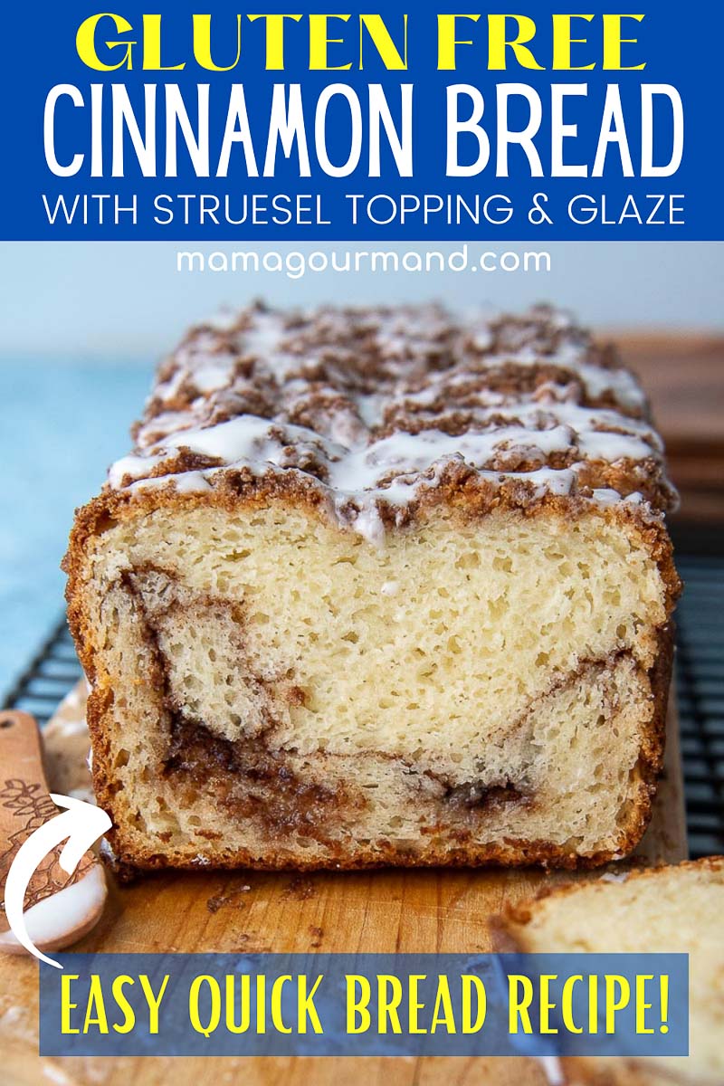 Easy Gluten Free Cinnamon Bread With Glaze Ultra Moist Recipe