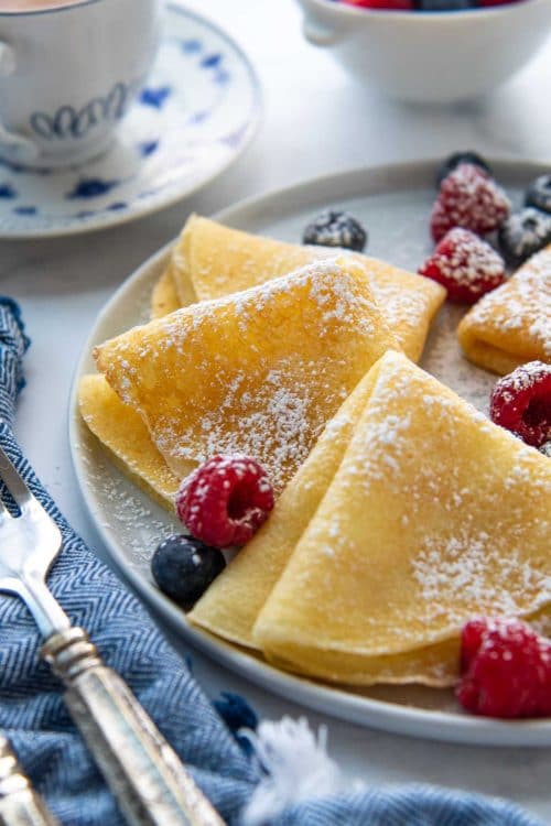 Quick Gluten-Free Crepes (Thin with Crisp Edges) - Easy Recipe!