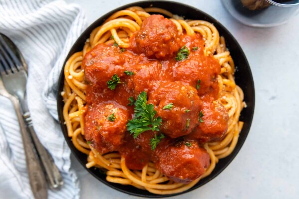 No-Breadcrumb All-Beef Meatballs (Gluten-Free) - Easy Recipe!
