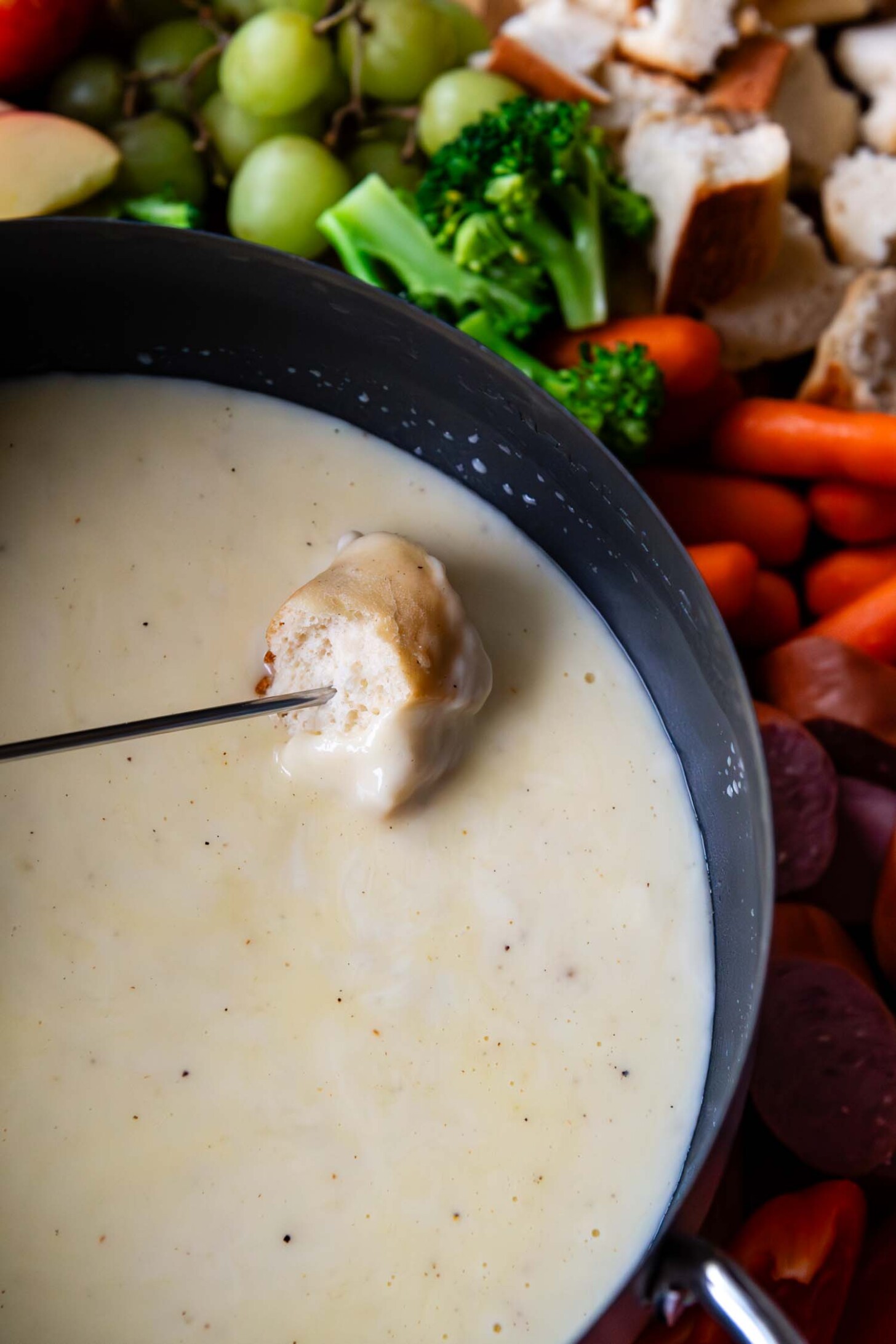 Easy, Cheesy Gluten-Free Fondue (Best Tips!) - GF Dipper Ideas