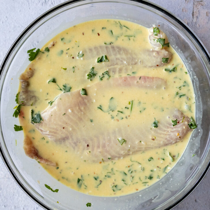 Easy Baked Fish in Coconut Milk Sauce - with Blistered Tomatoes